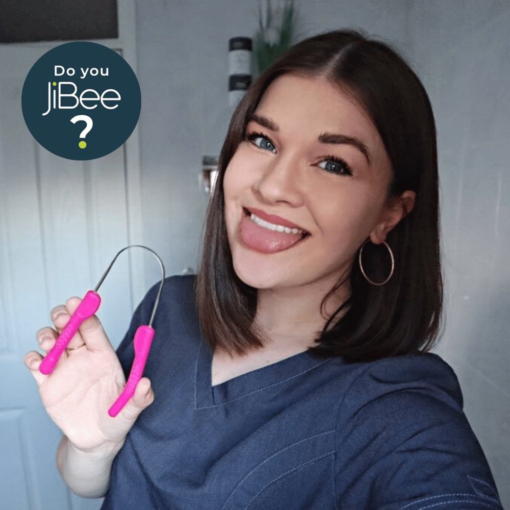 JiBee Tongue Cleaner - designed by UK dentists for healthier mouths ...