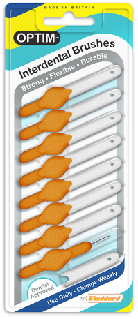 OPTIM Icon Interdental Brushes | for Effective Dental Care - Pack of 8 ...
