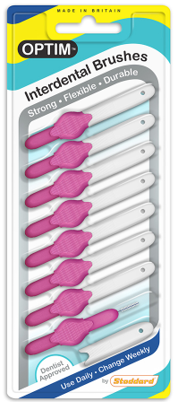 OPTIM Icon Interdental Brushes | for Effective Dental Care - Pack of 8 ...