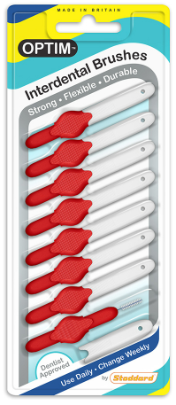 OPTIM Icon Interdental Brushes | for Effective Dental Care - Pack of 8 – Twice Daily
