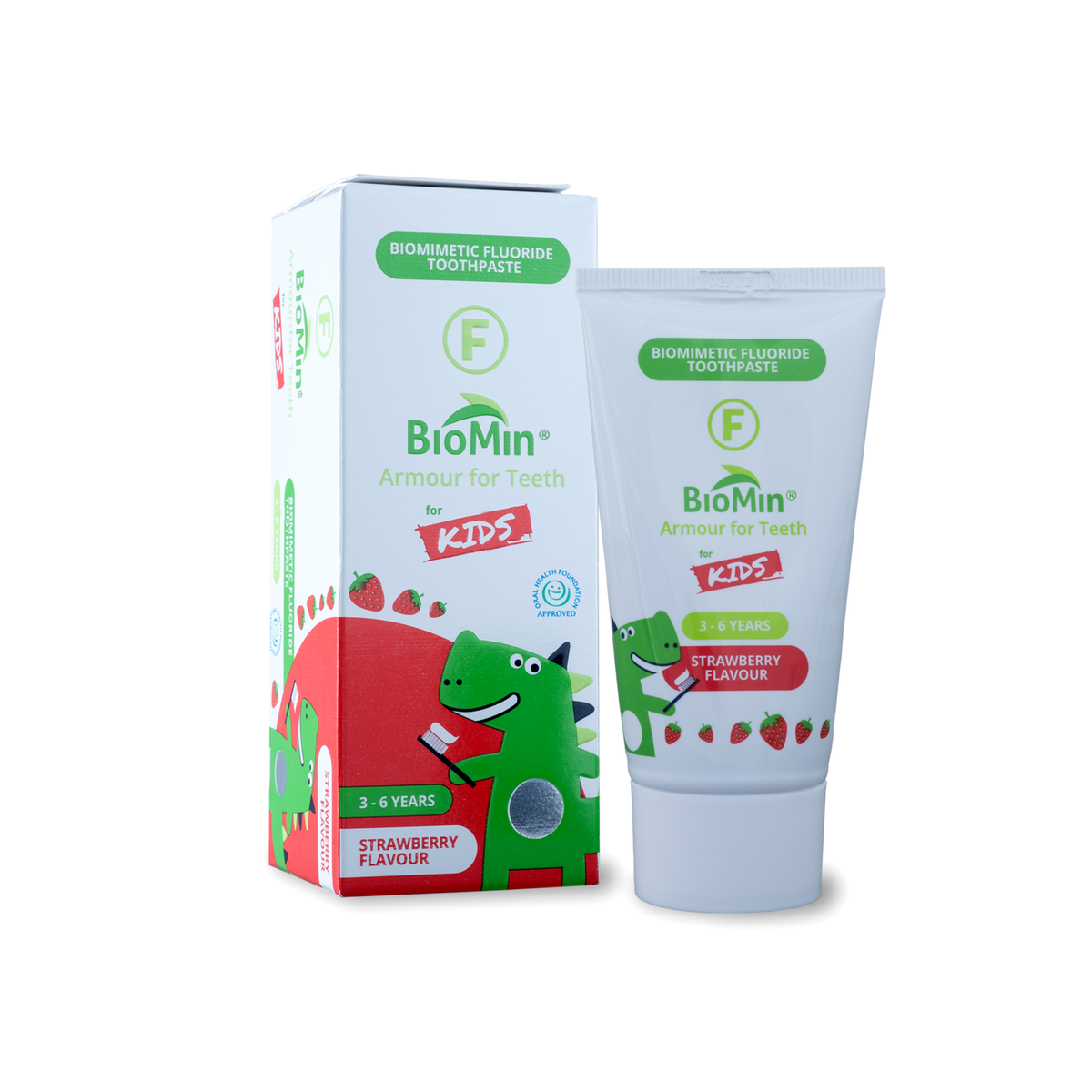 BioMin F for Kids Strawberry Toothpaste - Protect & Strengthen. 37.5ml ...
